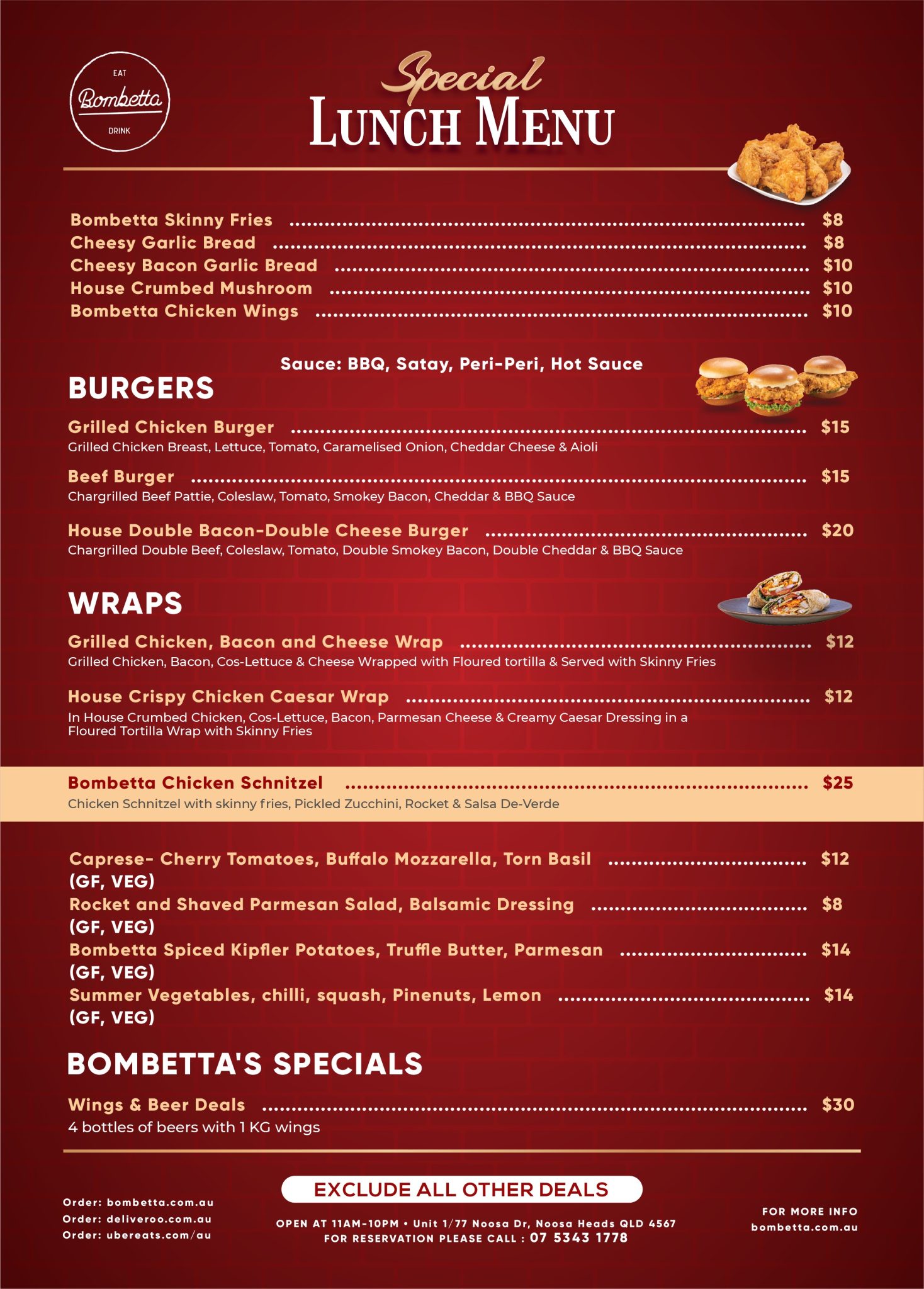 Bombetta - Fine Italian Food Noosa Junction